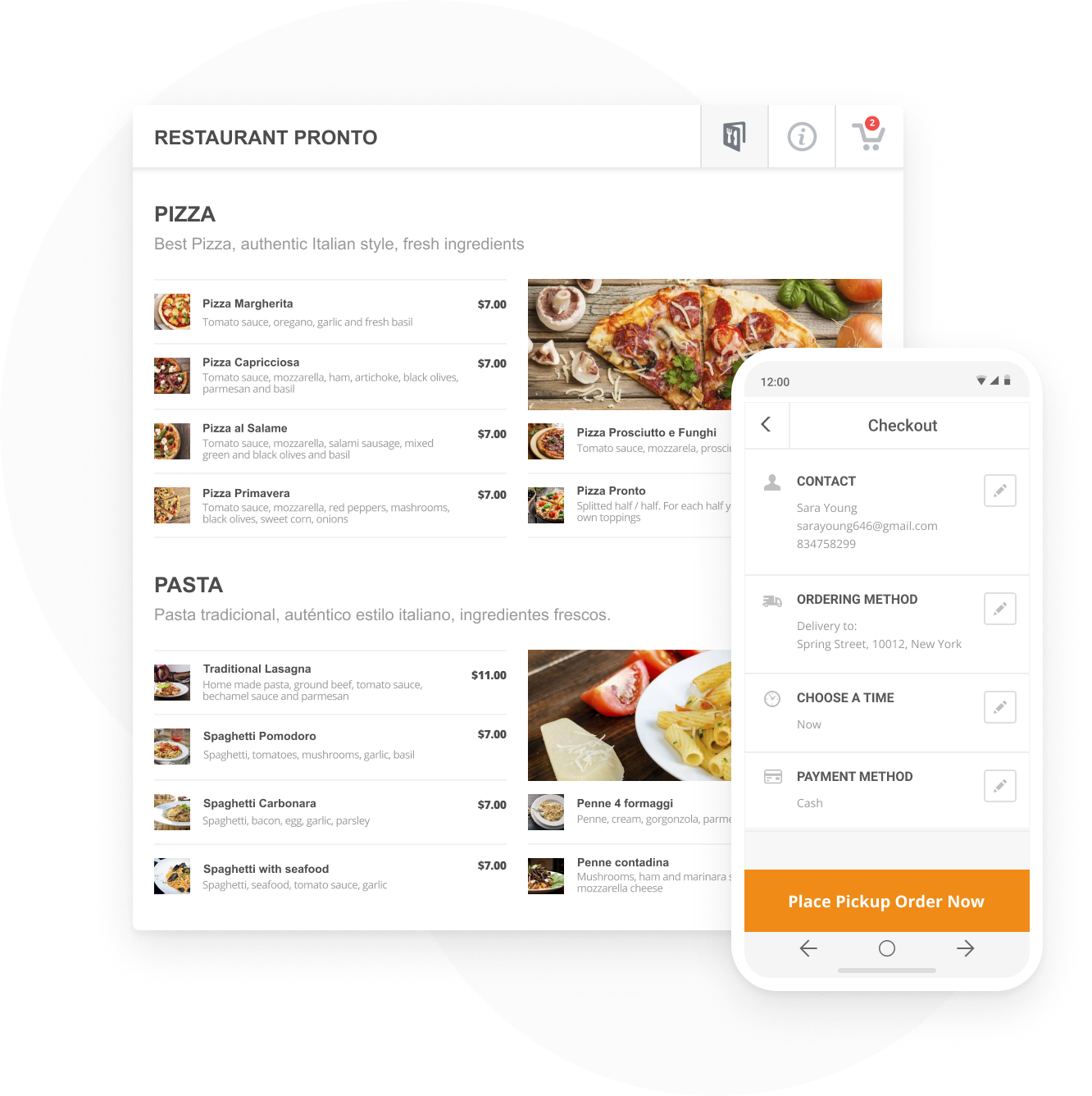 GloriaFood Online Ordering: ChowNow Alternative
