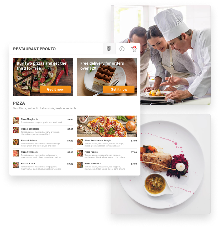 Facebook Food Ordering for Restaurants