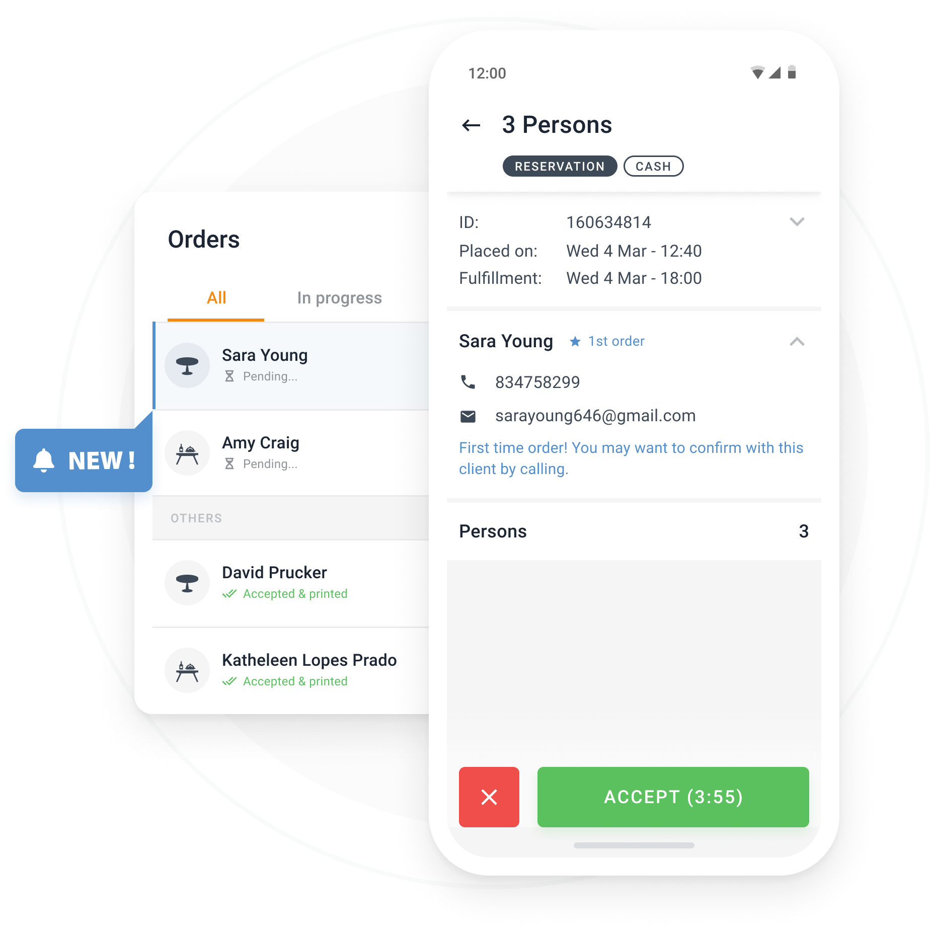 Joomla restaurant reservation system