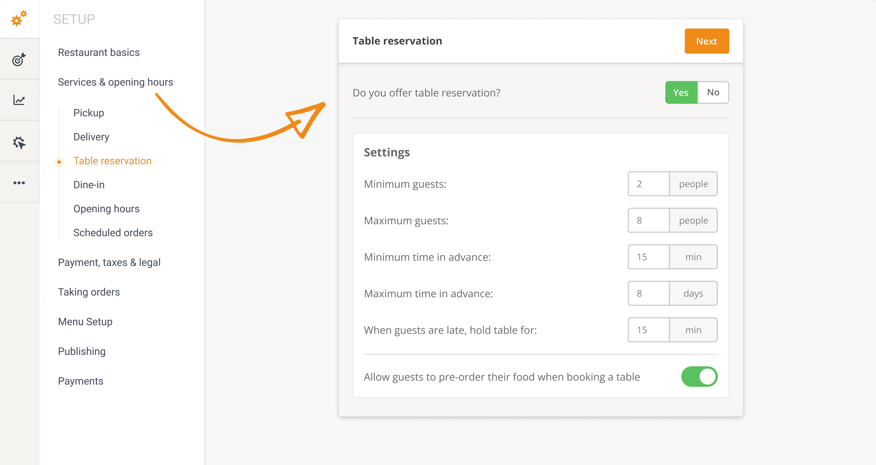 Joomla restaurant reservation system