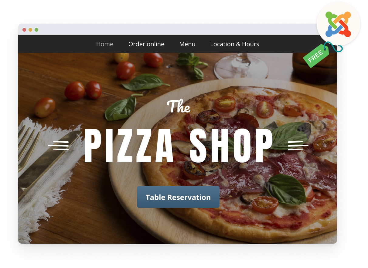 Joomla restaurant reservation system