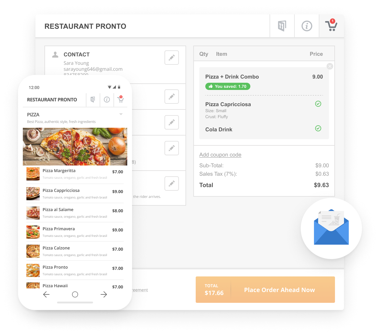 Complete Free Online Ordering System for Restaurants