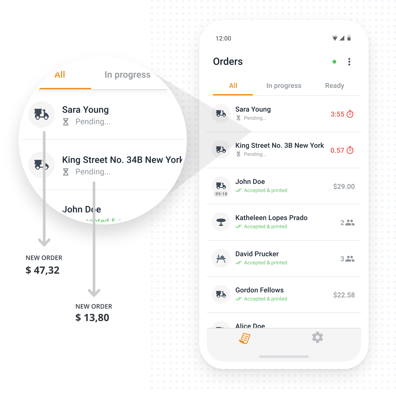 iPhone Restaurant App for restaurants