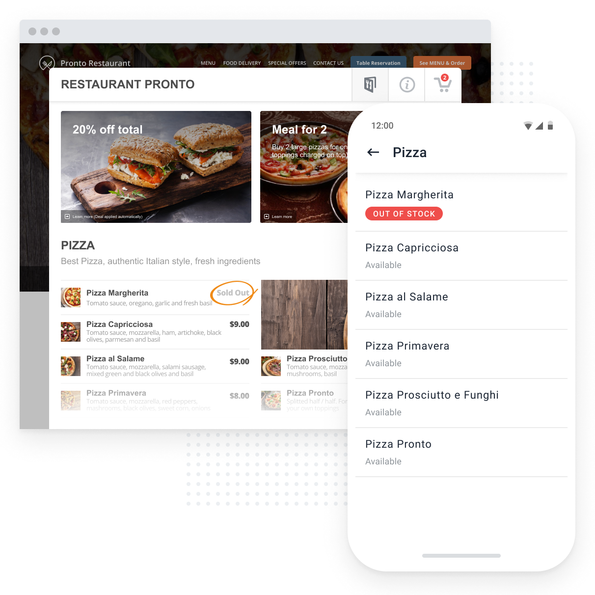 iPhone Restaurant App for restaurants