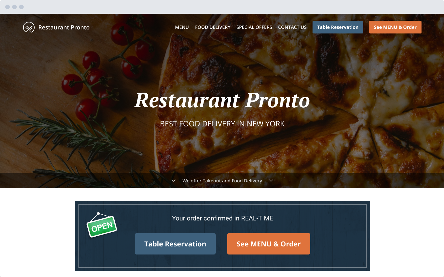 iPhone Restaurant App for restaurants