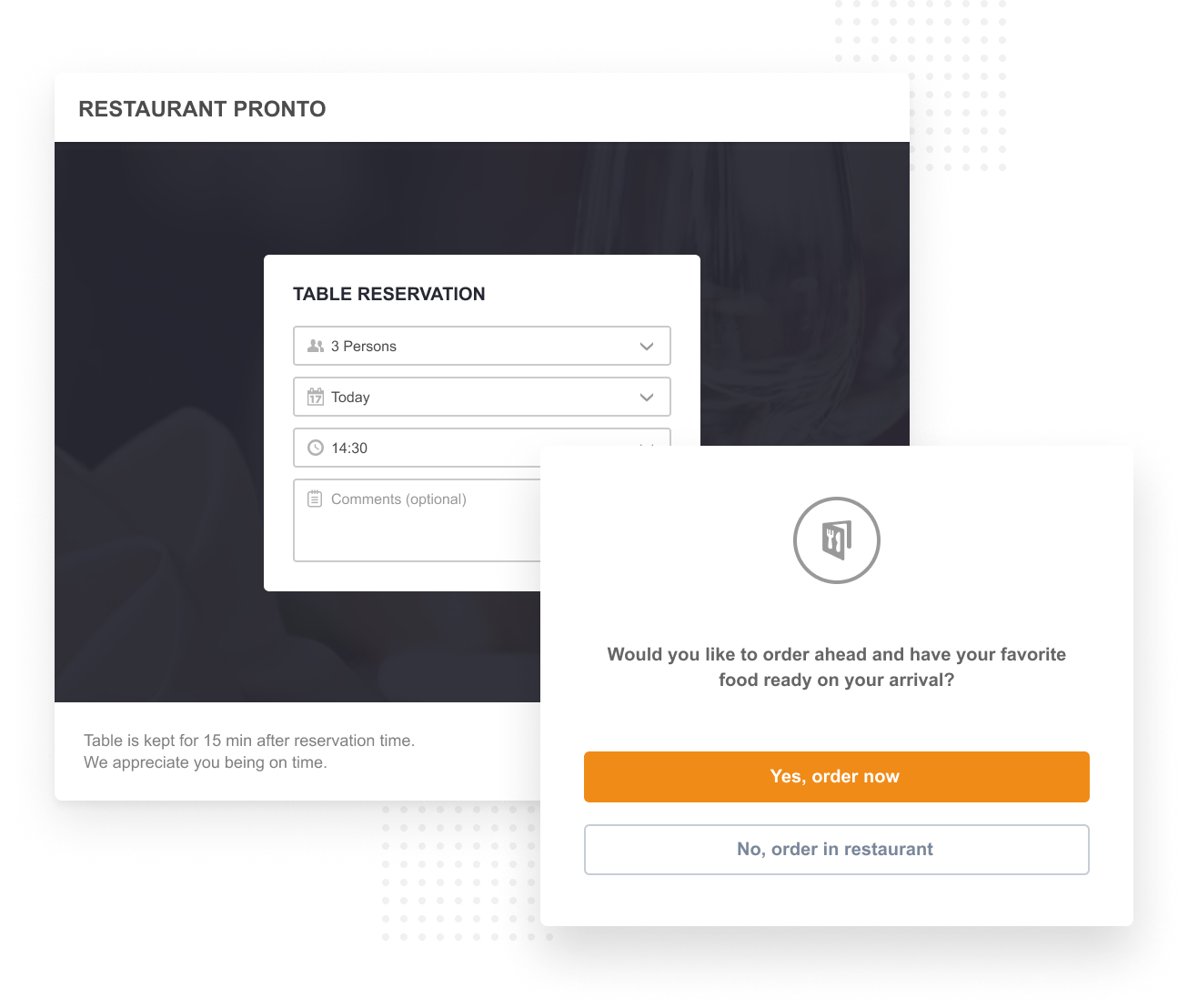 GloriaFood Online Ordering: Squarespace Reservation System