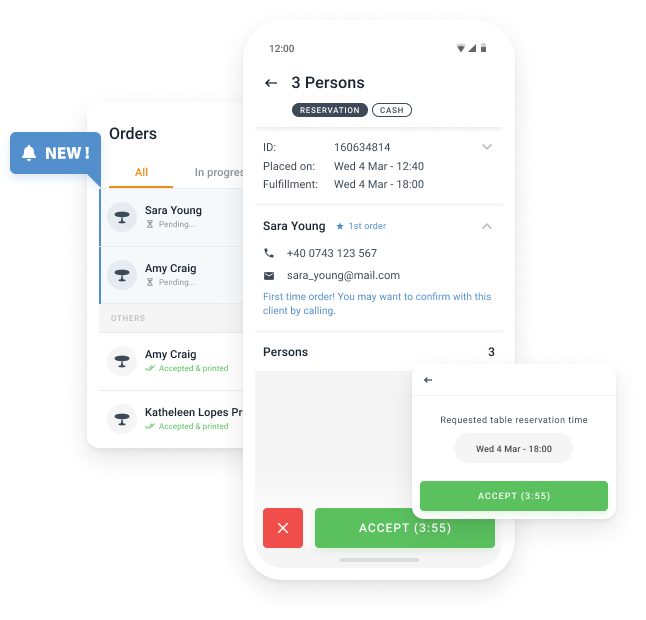 Weebly Reservation System for Restaurants