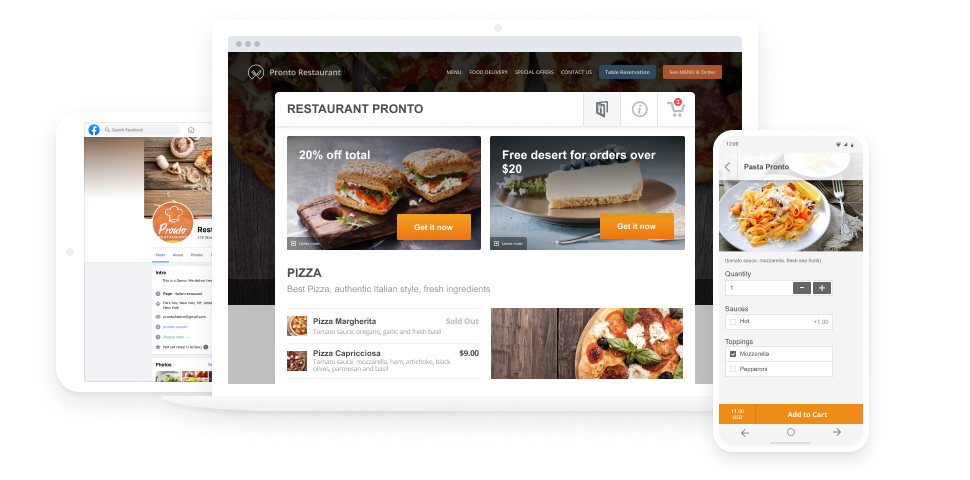 GloriaFood Online Ordering: Mobile Apps for Restaurant Owners