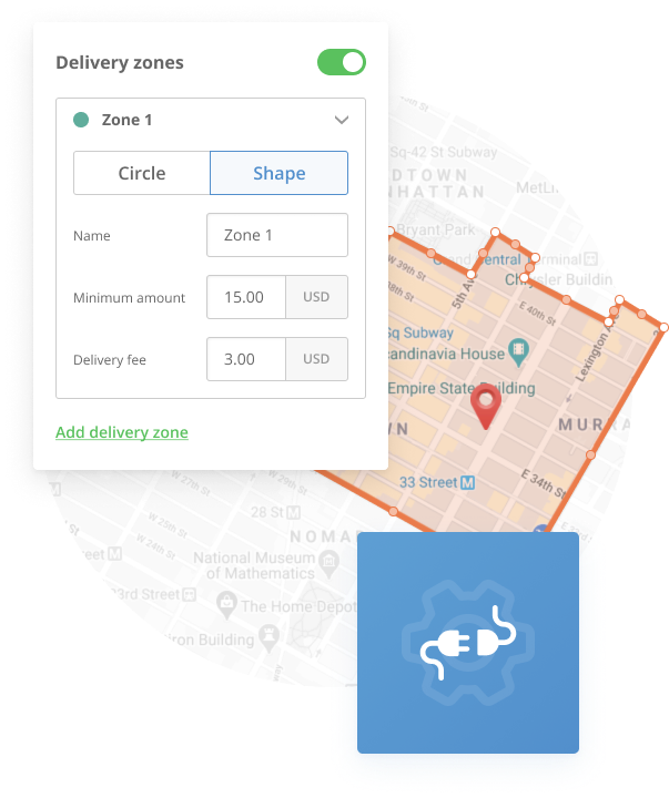 Online Ordering System for Takeaway and Delivery