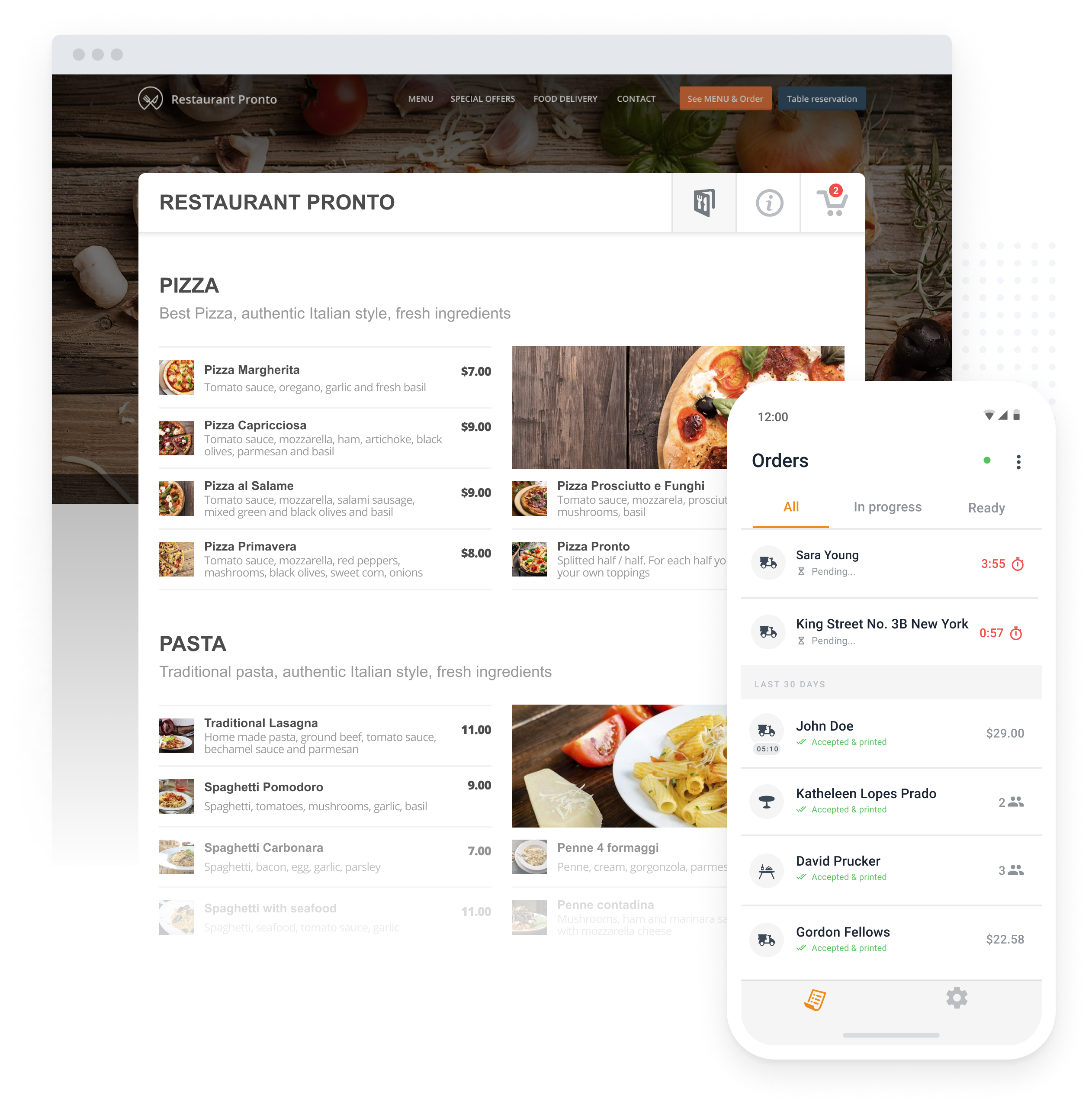 GloriaFood Online Ordering: Restaurant Takeaway Software