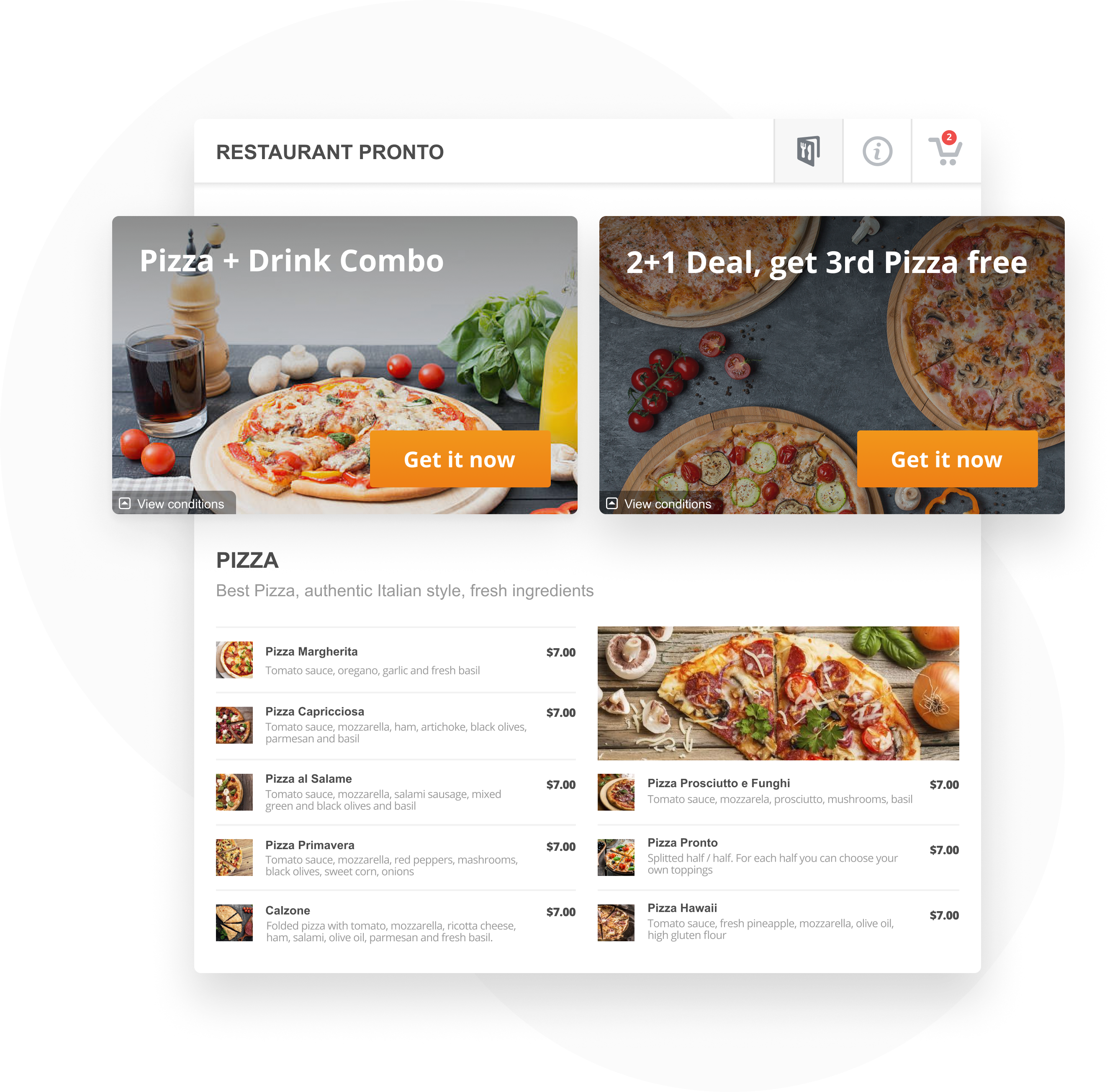 GloriaFood Online Ordering: Online Pizza Ordering System
