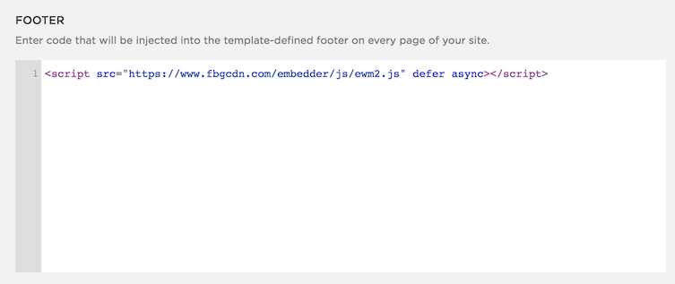 Adding the online ordering button in Squarespace