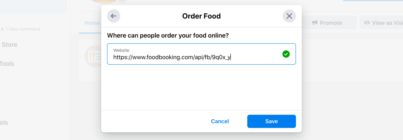 How to add online ordering to your Facebook page