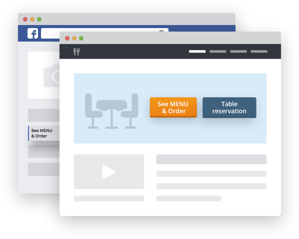 How does online food ordering system work?
