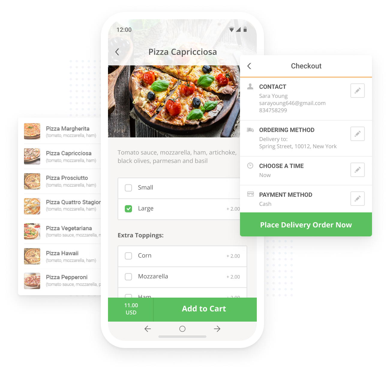 Restaurant ordering app for food clients