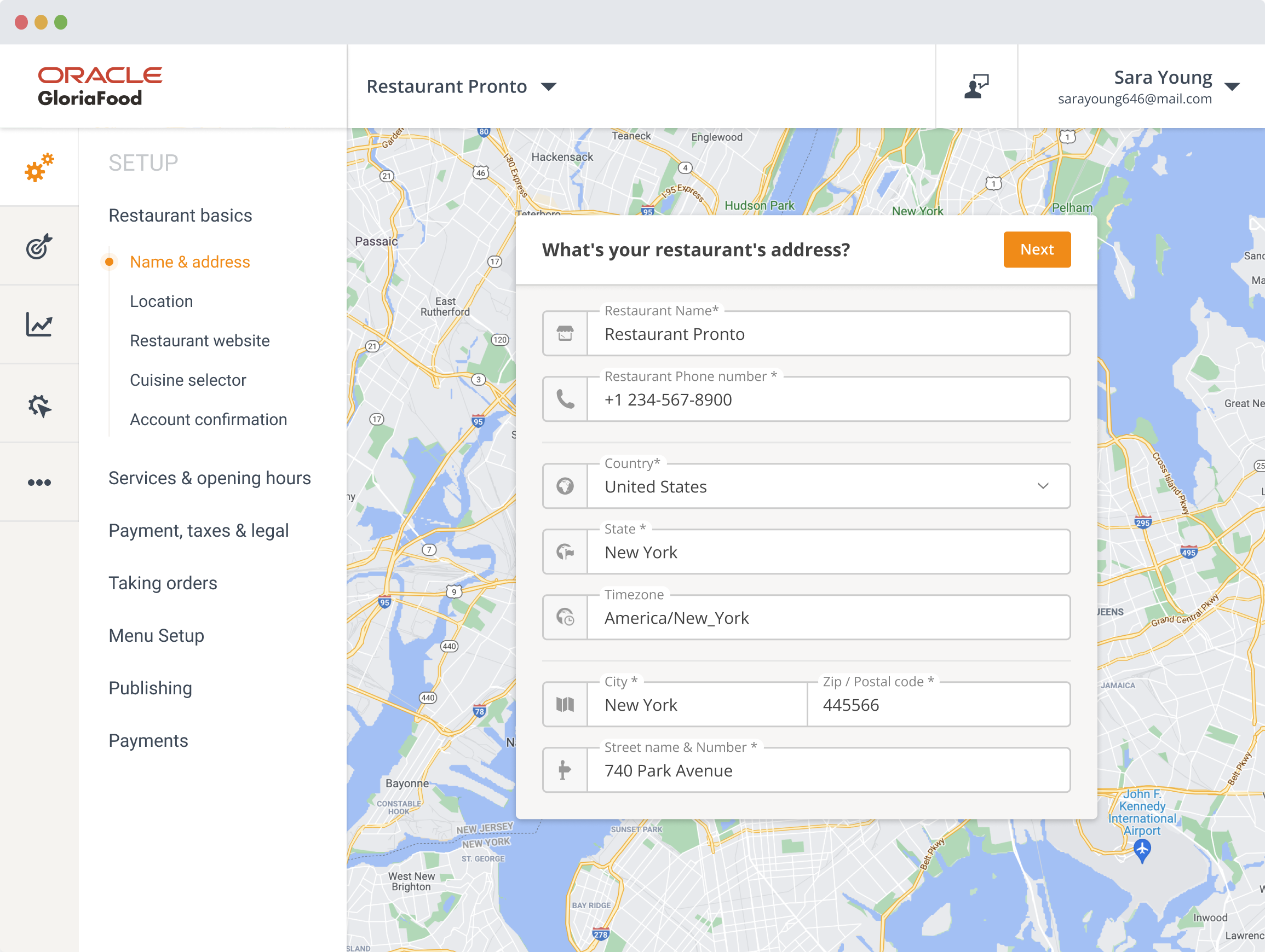 Free restaurant ordering system