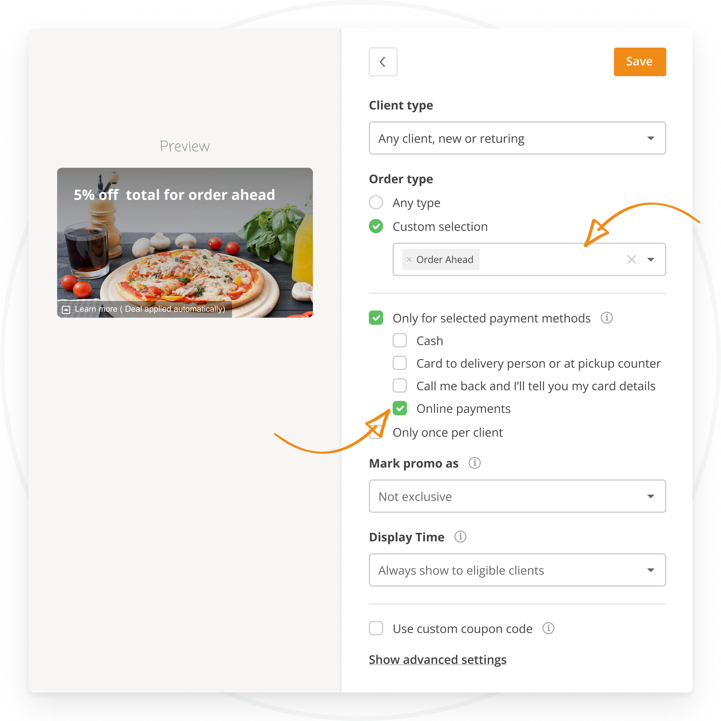 Restaurant Pre-Order System for Dine-in & Takeaway