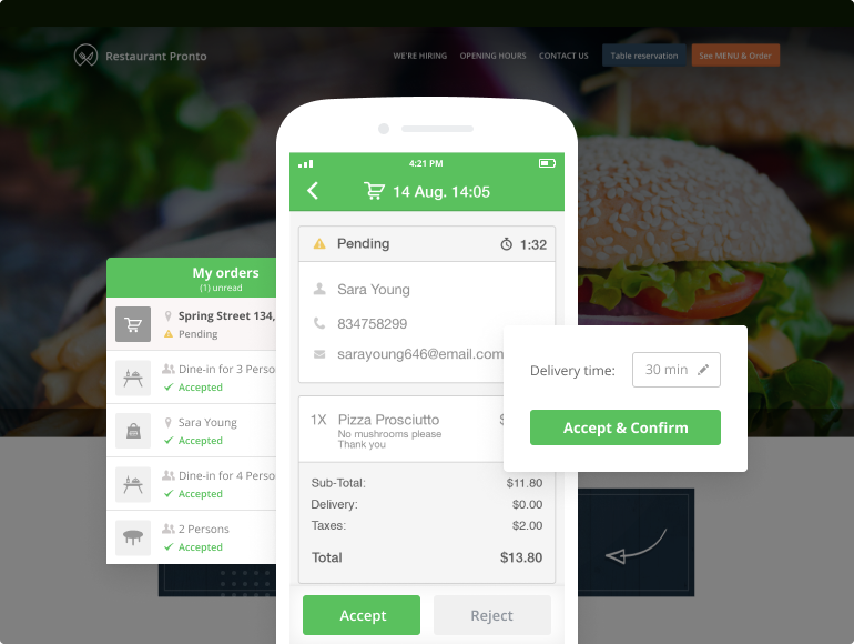 Restaurant Pre-Order System to Sell Your Food in Advance