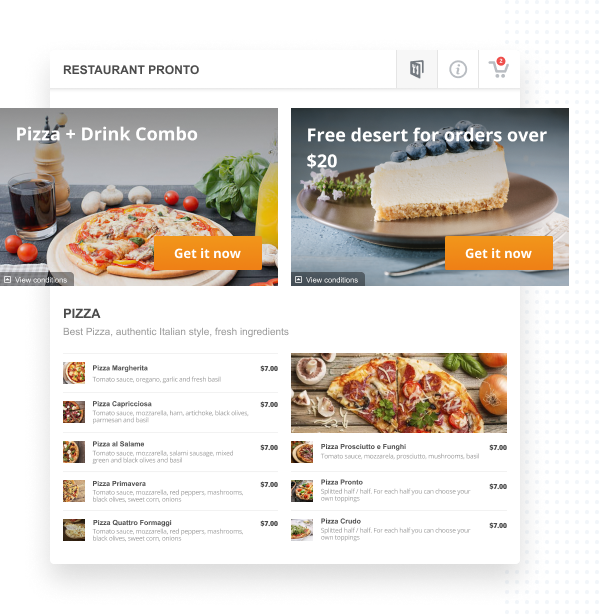 Website Ordering System for Restaurants