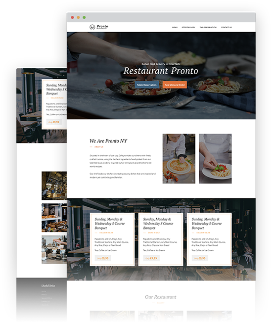 GloriaFood Online Ordering: WordPress Restaurant Theme with Online Ordering