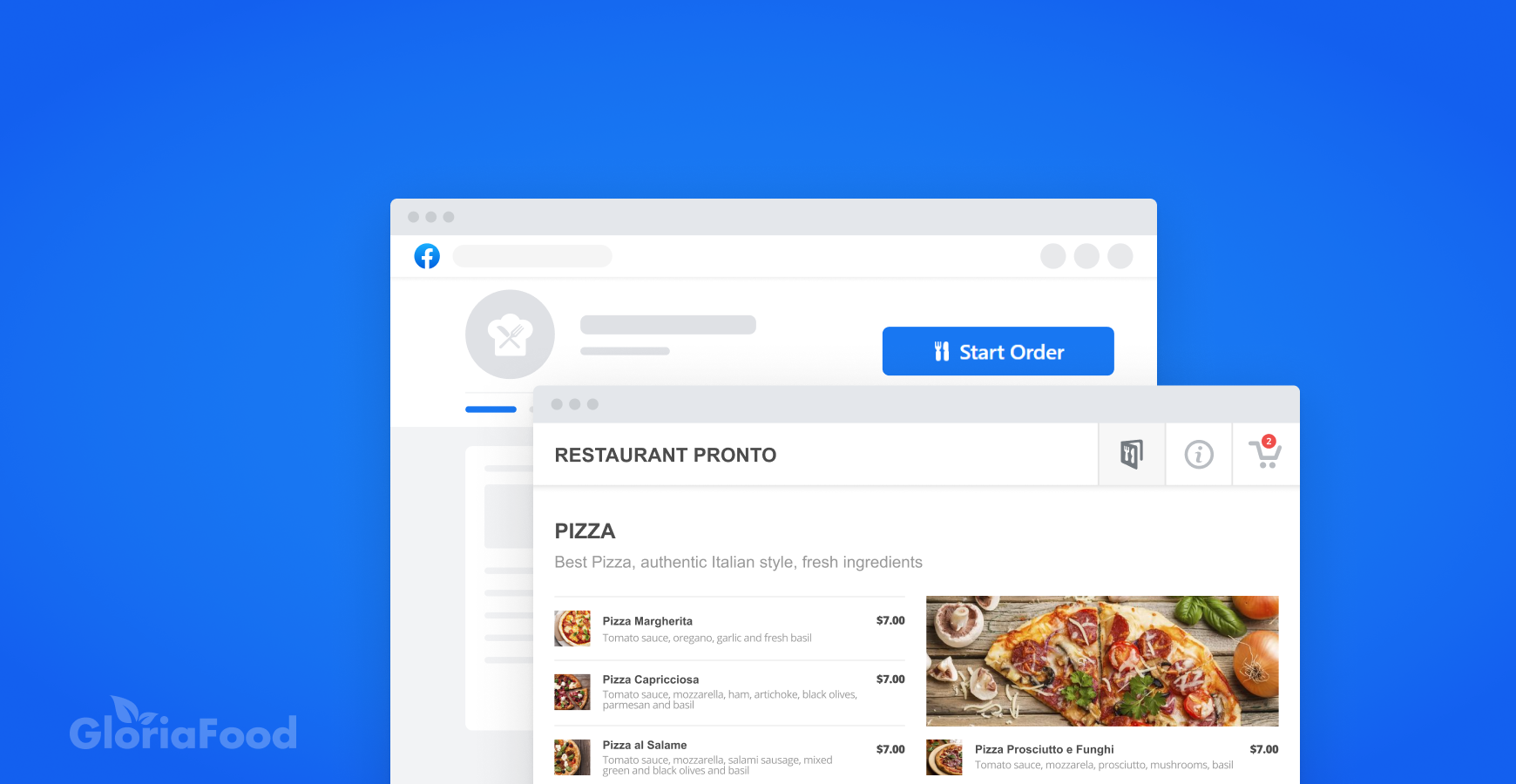 Facebook food ordering system for restaurants - free only with ...