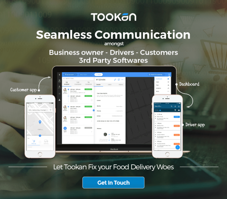 GloriaFood partners with Tookan for efficient delivery management